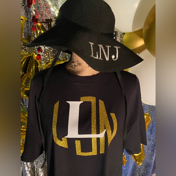 Gildan | Tops | Beautiful Monogram Vinyl Tees By Lnj Designs | Poshmark